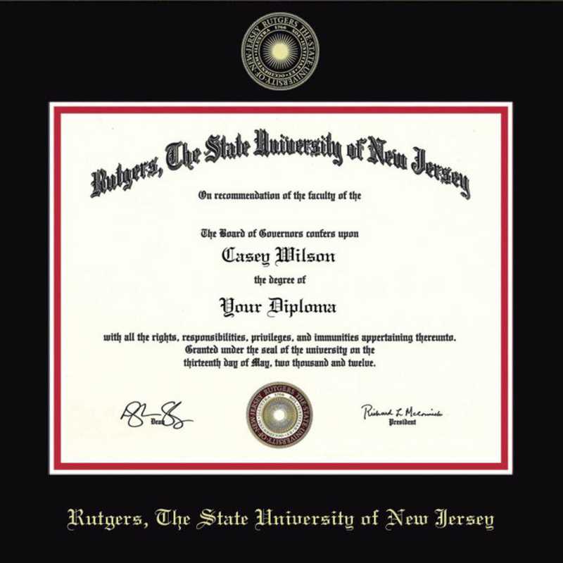 Rutgers University Diploma