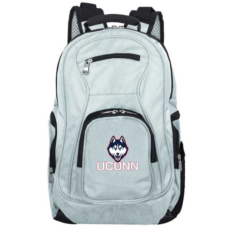 NCAA Connecticut Huskies Backpack Laptop Gray by Mojo Licensing