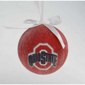 Ohio State 3In Styrofoam Ball Ornament